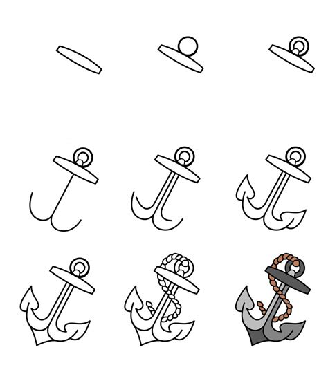 25 Easy And Simple Anchor Drawing Ideas Drawing Photos