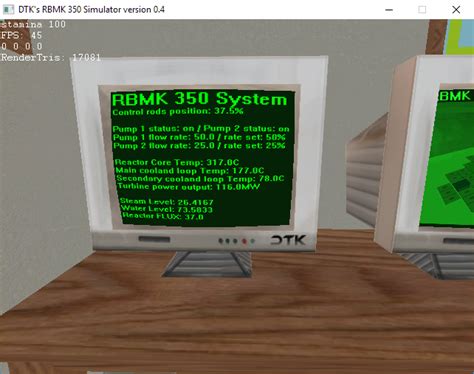 Update 3 Added Positive Void Coefficient Rbmk 350 Simulator 3d By Dtkraccoon