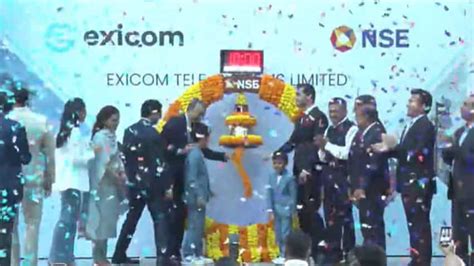 Exicom Tele Systems Ipo Listing Live Updates Bumper Listing Shares List At Premium Of 86