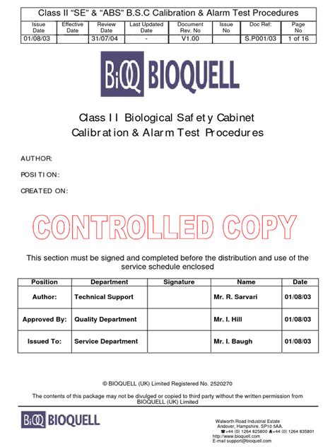 Cabina Calibracion Setup And Alarm Testing Method Statement Pdf Flow