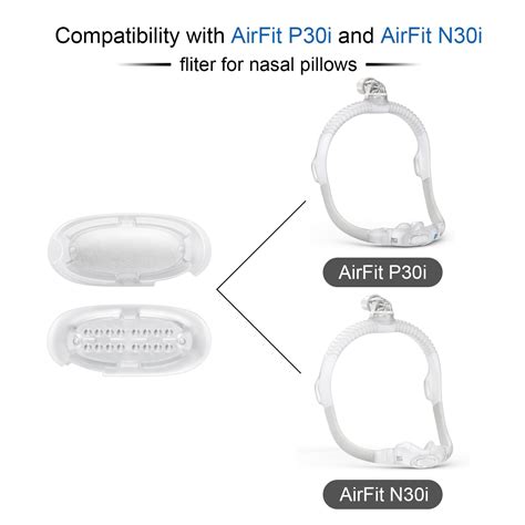 4 Packs Replacement Airfit N30i P30i Pillows Nasal