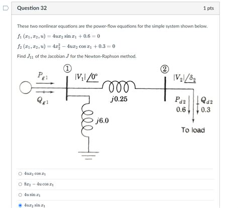 These Two Nonlinear Equations Are The Power Flow