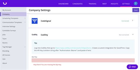 Codility Goodtime Integration Guide Goodtime Support