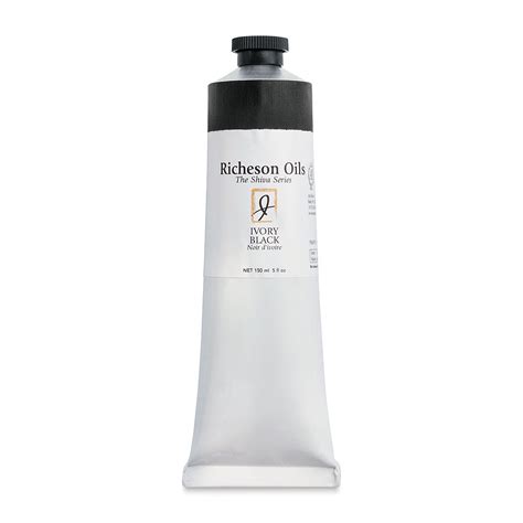 Shiva Signature Artist Oil Color Ivory Black 150 Ml Tube Michaels