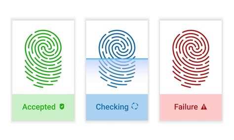 Premium Vector Vector Set Of Fingerprint Identification Authorization System Icons Sci Fi