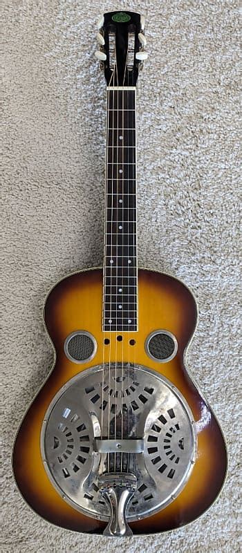 Regal Squareneck Resonator Guitar With Hardshell Case Made Reverb
