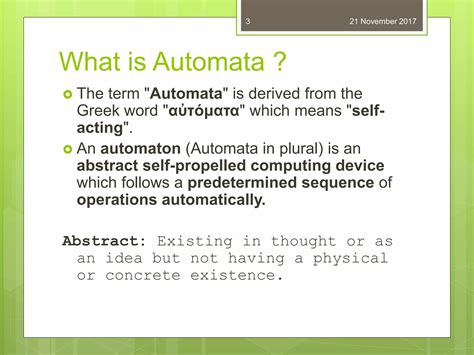 Introduction To Automata Theory PPTX Programming Languages Computing
