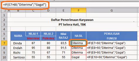 Rumus If Excel Dan Multi If Excel KedaiDotIlmu