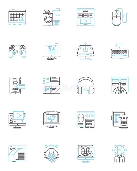 Internet Of Things Linear Icons Set Connectivity Sensors Automation