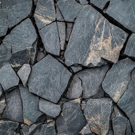 Fractured Basalt Texture Background Filling Entire Screen Premium Ai