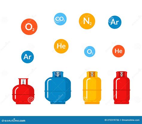 Propane Bottle With Chart Royalty Free Illustration
