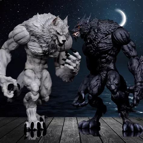 Lc The Crypt Werewolf The Great Wolves Dilim Of The East 10inch Roaring Action Figure Model Best