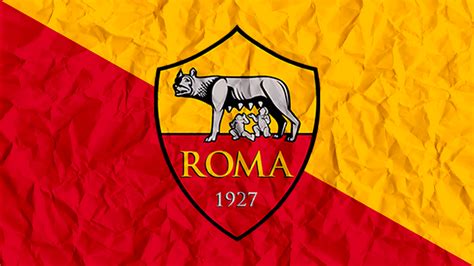 Download Wallpapers As Roma 4k Logo Creative Art Burgundy Orange