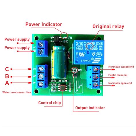 12v Full Auto Water Level Control Switch Module Water Tank Liquid Leve