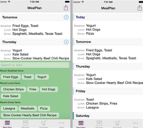 5 Brilliant Apps To Make Meal Planning Easy Life By Daily Burn