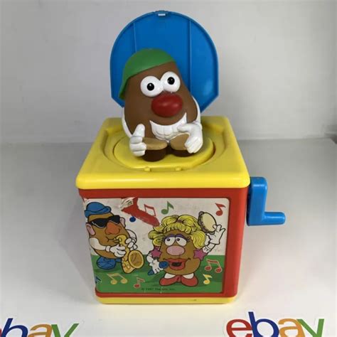 Htf Vtg 97 Playskool Mr Potato Head Musical Jack In The Box Toys R Us Exclusive £47 15