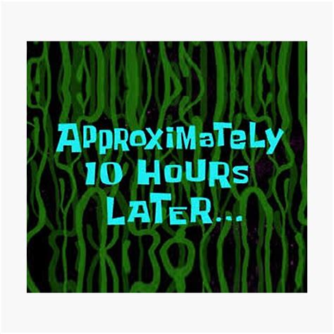 Spongebob Years Later Sticker Photographic Print For Sale By Artitane Redbubble