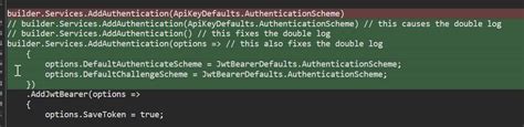 Double Log Entries During Authentication Issue Mihirdilip Aspnetcore Authentication