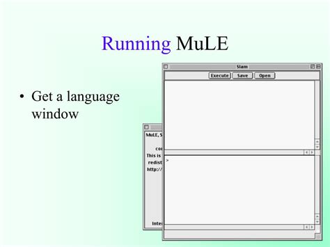 Ppt Mule Multiple Language Environment An Environment For Interpreter