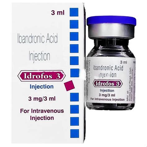 Idrofos 3 Mg Injection At ₹ 1120 Vial Ibandronic Acid Injection In