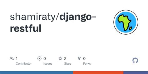 github shamiraty django restful