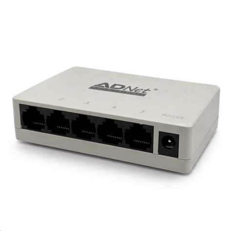 Ad Net 5 Port 10100 Mbps Desktop Network Switch Adp Ds 1521 Ad Net