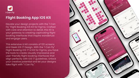 I Can Fly Flight Booking App Ios Kit Figma