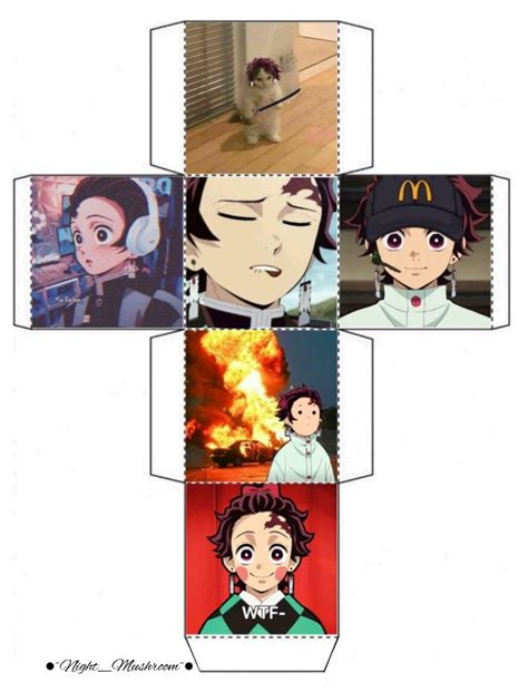 Tanjiro Kamado Meme Cube Nel 2025