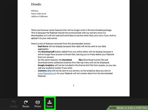 5 Ways To Edit A PDF File WikiHow
