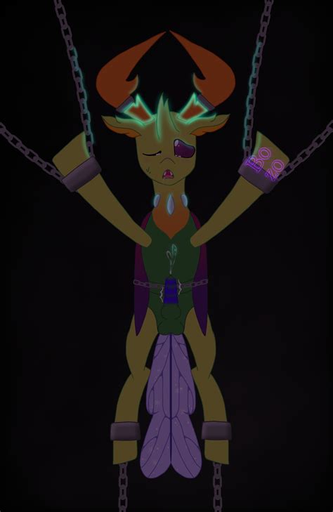 Rule 34 4 Arms Blue Gemstone Blue Glow Blush Blushing Bondage Bound