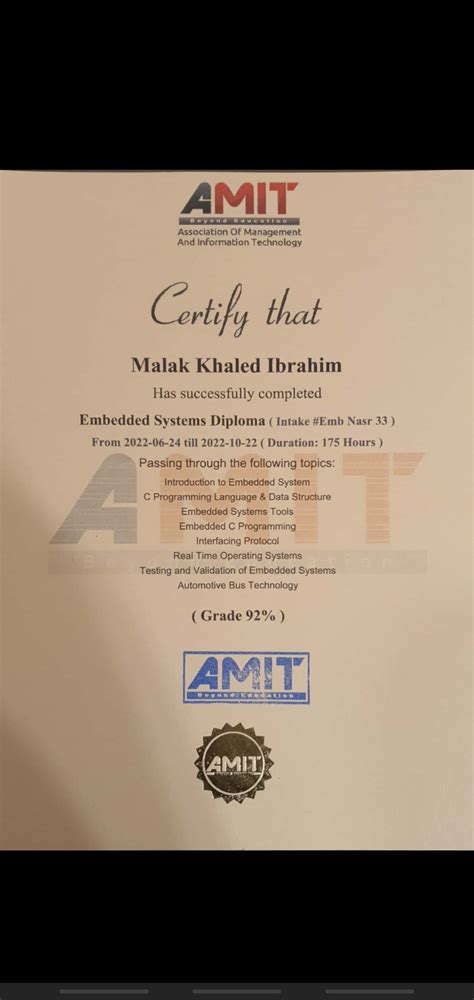 Malak Khaled Hassanein On Linkedin Embedded Embeddedsystems Programming Learning 10 Comments