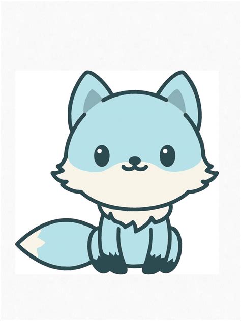 Cute Blue Fox By Tuxedoneko On Deviantart