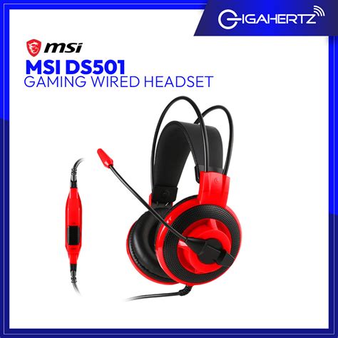Msi Ds501 Gaming Headset Gigahertz