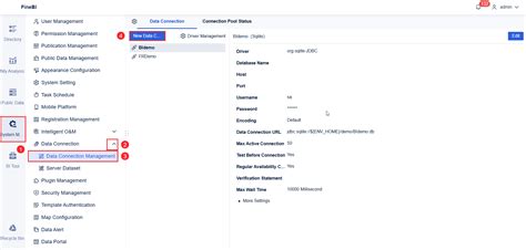 data connection to microsoft sql server finebi help document