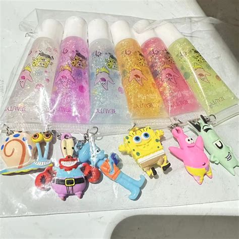 Favor Beauty X Spongebob Squarepants Glitter Flip Lip Gloss Chikabellas