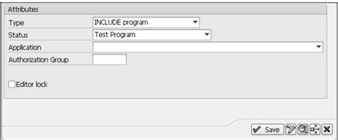 ABAP ABAP Include Programs
