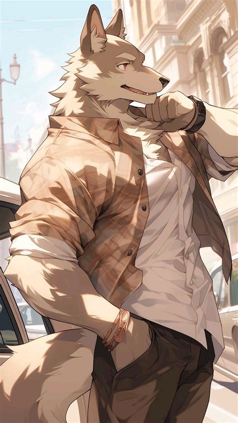 Anthro Wolf Male Art