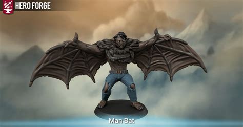 Man Bat Made With Hero Forge