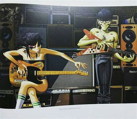 Noodle And Murdoc Gorillaz By Jamie Hewlett Gorillaz Art Gorillaz