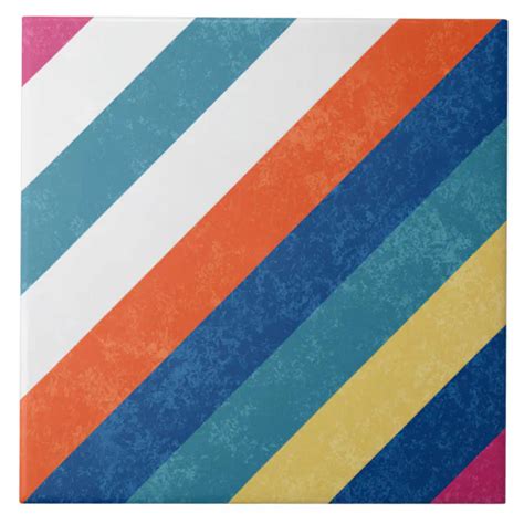 Blue Raspberry Orange Yellow White Stripes Pattern Ceramic Tile Zazzle Blue Raspberry Orange Yellow White Stripes Pattern Ceramic Tile Zazzle