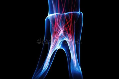This X Ray Image Shows The Leg Of A Human Displaying A Clear Fracture