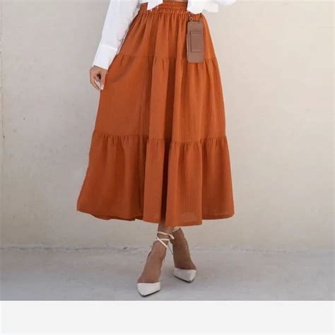 خرید و قیمت دامن زنانه جنس لنین الیاف از غرفه ارزانکده ریحان