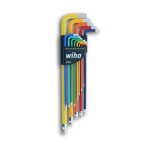 wiha color coded hex key set uncrate