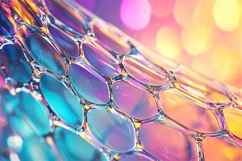A Macro Perspective Of Crystal Lattice Structures In Vivid Detail Showcasing The Atomic
