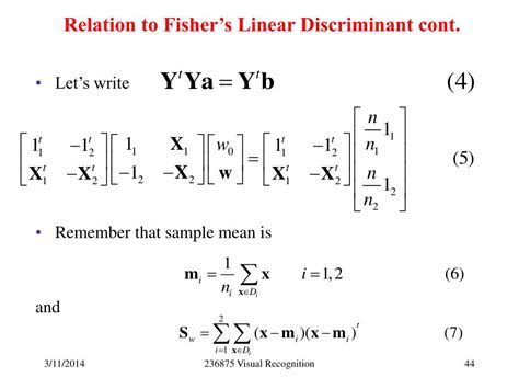 PPT LINEAR DISCRIMINANT FUNCTIONS PowerPoint Presentation Free