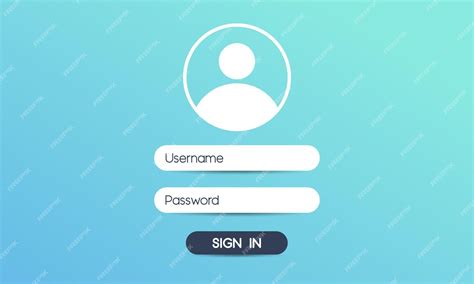 Premium Vector Register Page Design Login Form Account User Password Identity Ui Web Log