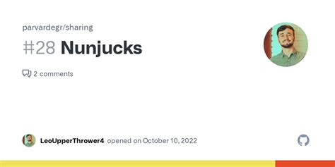 Nunjucks · Issue 28 · Parvardegrsharing · Github