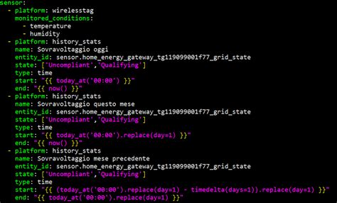 History Stat Sensor Not Correctly Configured Configuration Home