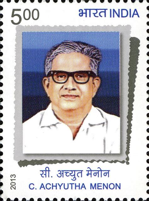History Through Philately C Achutha Menon Birth Anniversary