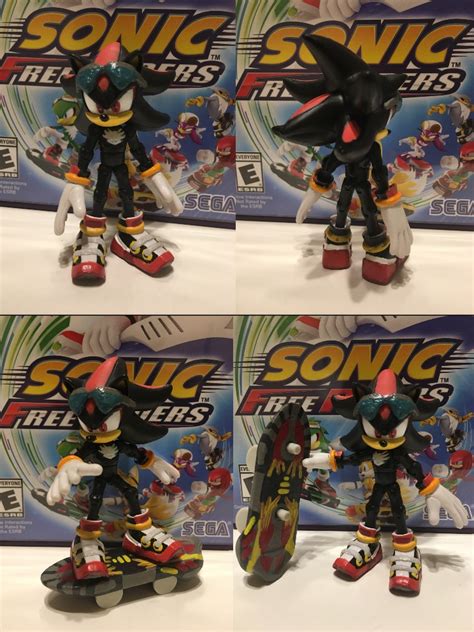 Custom Sonic Free Riders Shadow Figure By Hypershadow92
